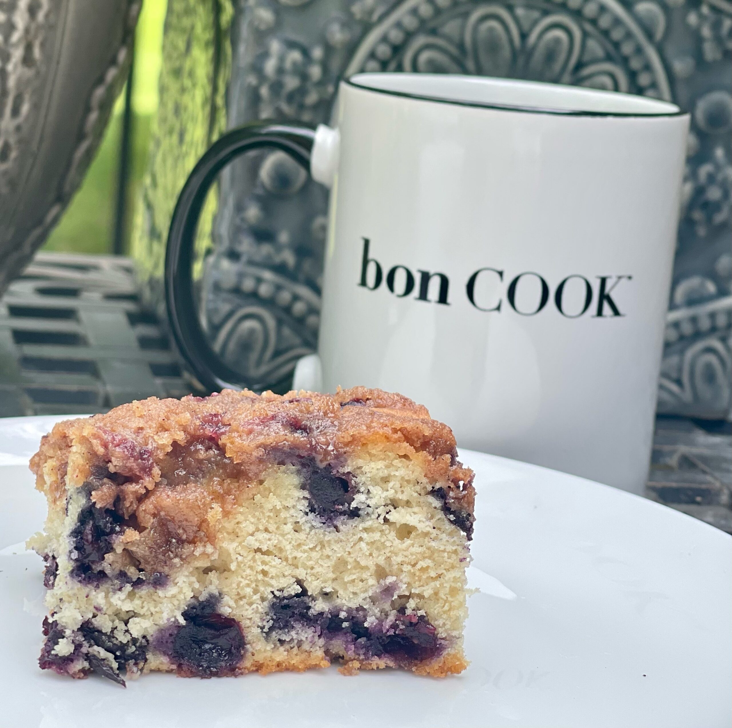 Blueberry Crumble Coffee Cake - Home Cooking with bon COOK - Cooking ...